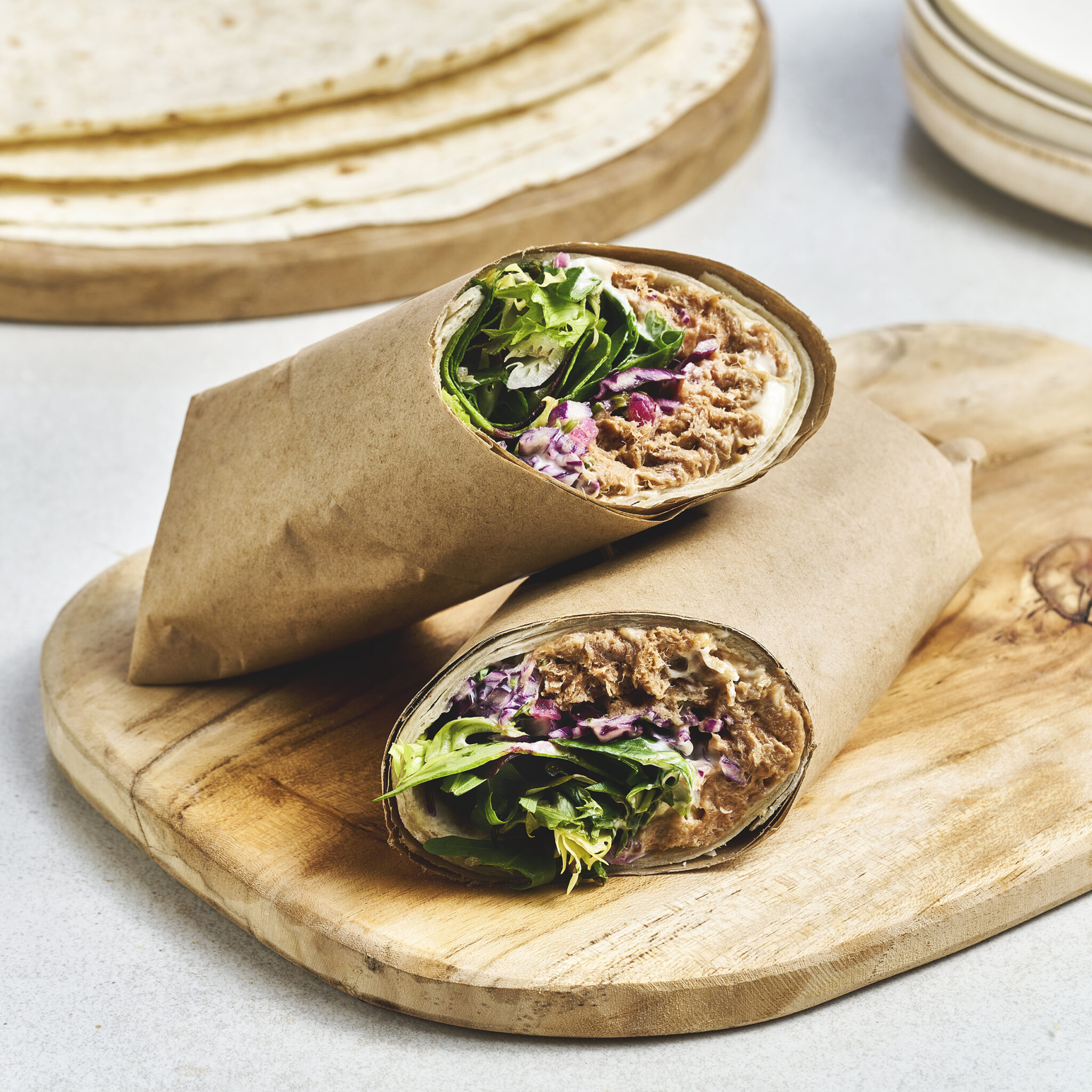 Grove wraps med pulled pork - Kreativ Catering